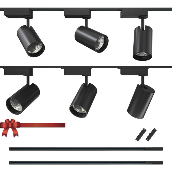 EzeeLum 6000K LED Track Lighting - Powerful Illumination for Commercial ...